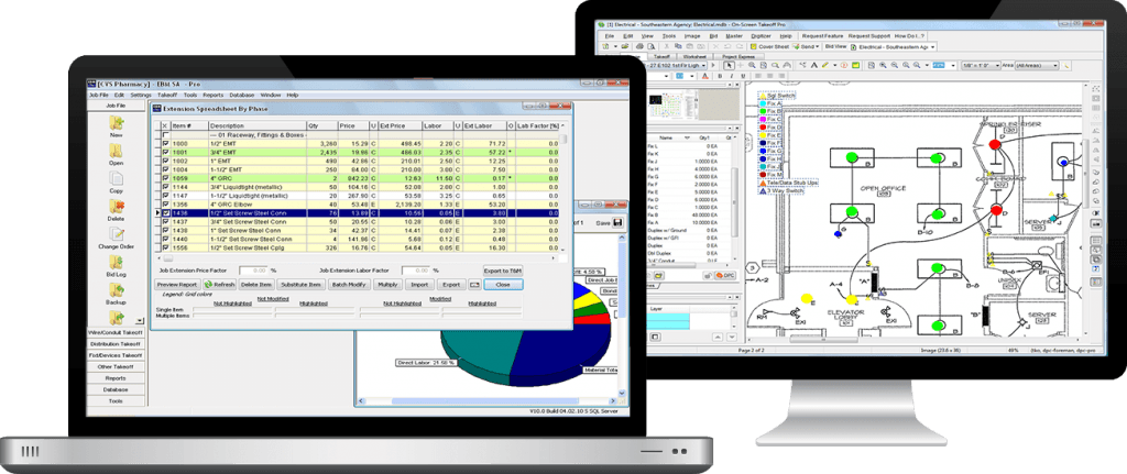 Electrical estimating software screen shots - Vision InfoSoft