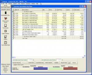 EBM-electrical-estimating-software-extension-spreadsheet-by-phase-report - Vision InfoSoft